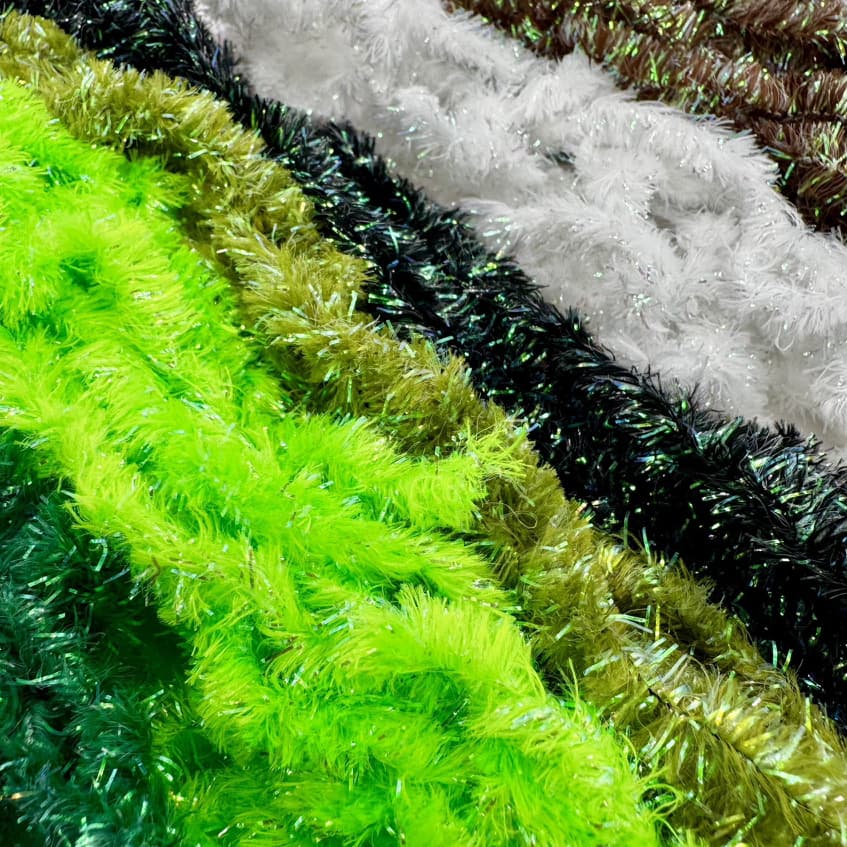 Upavon Pure Colour Crystal Chenille | Fly Tying Materials