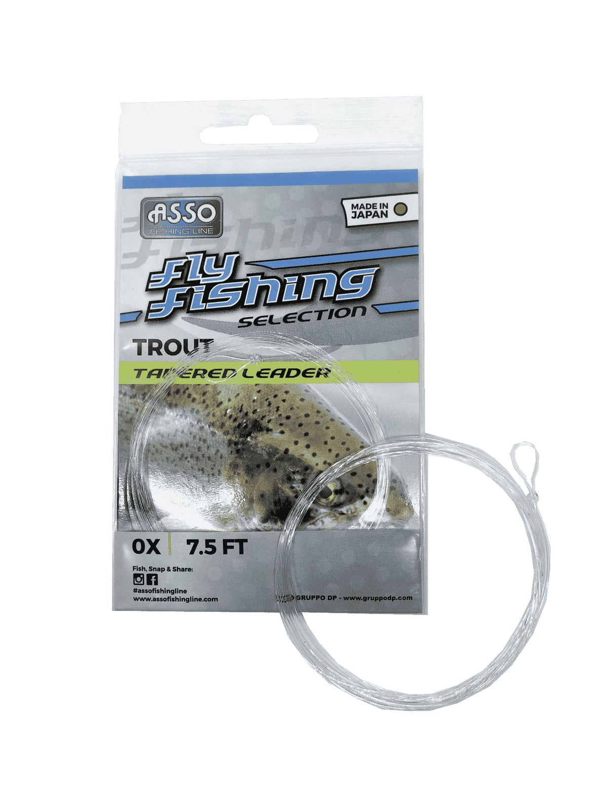 ASSO Trout Tapered Leader | Upavon Fly Fishing