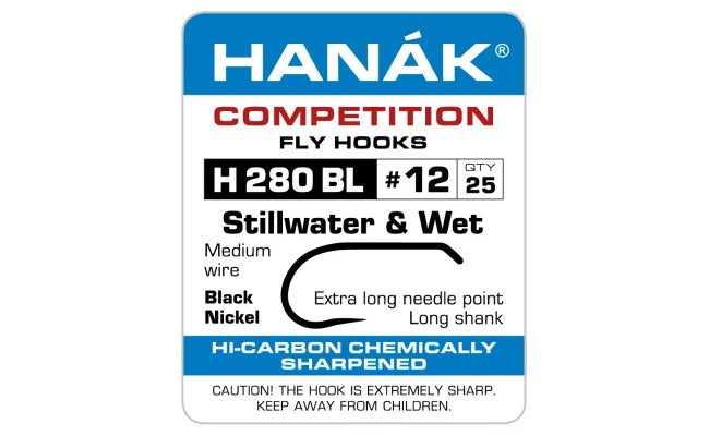 Hanak H280 BL Stillwater & Wet Wave Point Hooks | Upavon Fly Fishing