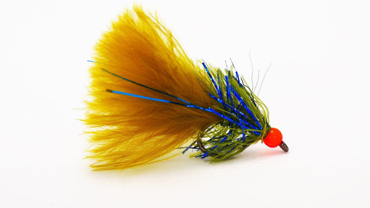 Straggle Lure Hot Head Blue Flash Damsel | Upavon Fly Fishing