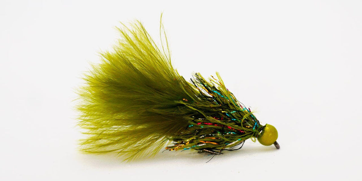 Straggle Lure Olive Mosaic | Upavon Fly Fishing