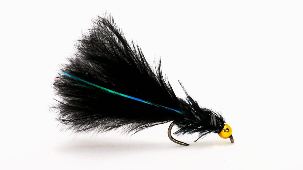 Straggle Mini Lure Black | Upavon Fly Fishing
