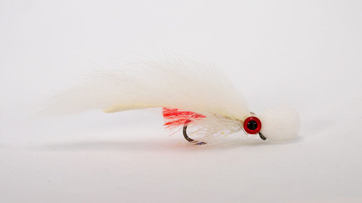Popper Fry UV White | Upavon Fly Fishing